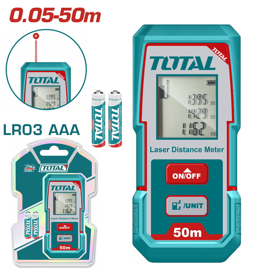 TOTAL Laser distance detector (ΤMT55016)