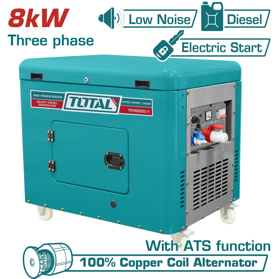 TOTAL Silent diesel generator (TP280003-1)