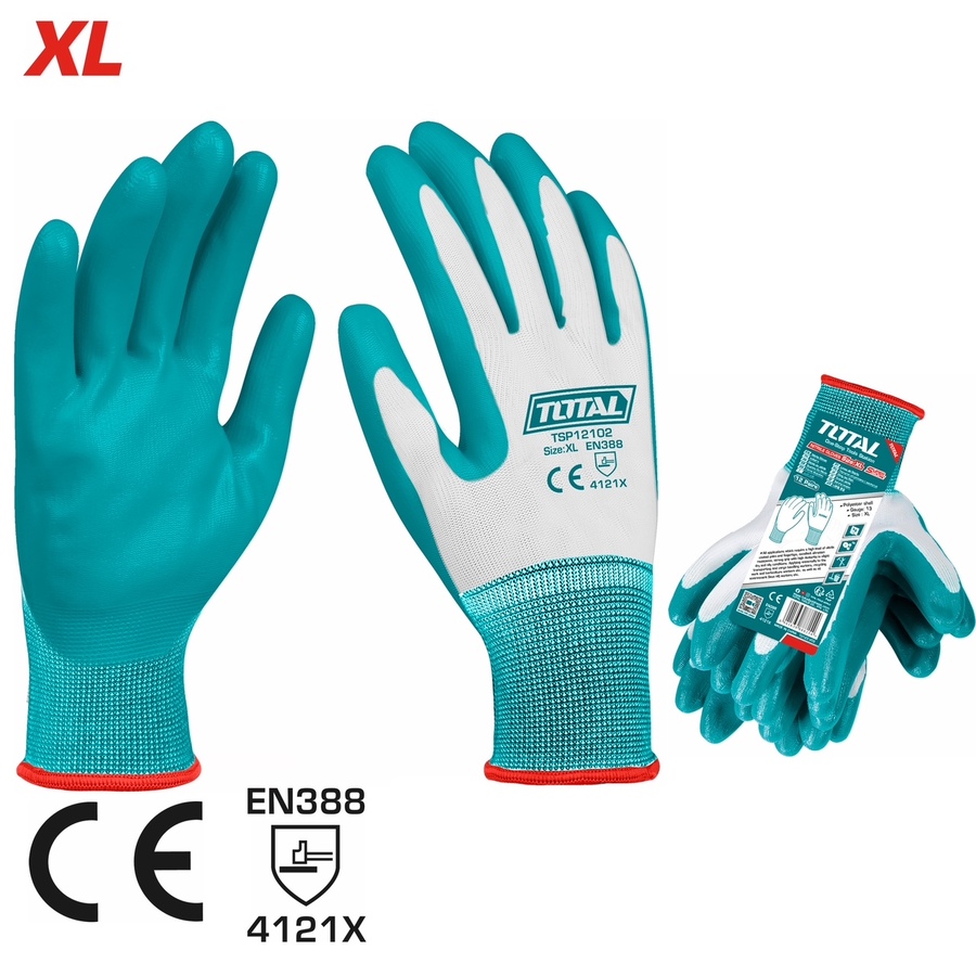 TOTAL Nitrile gloves TSP1202 N-10(XL)